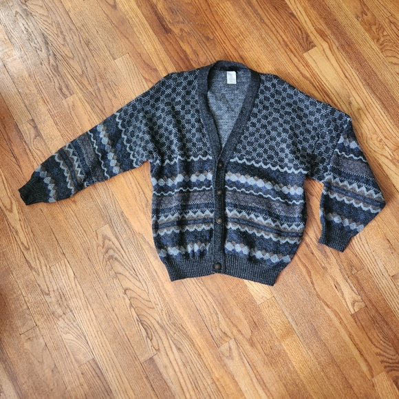 Vintage | Sweaters | Vintage Italian Wool Cardigan | Poshmark